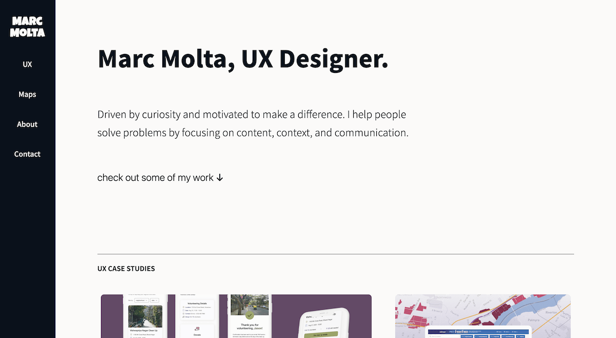 Marc Molta Portfolio